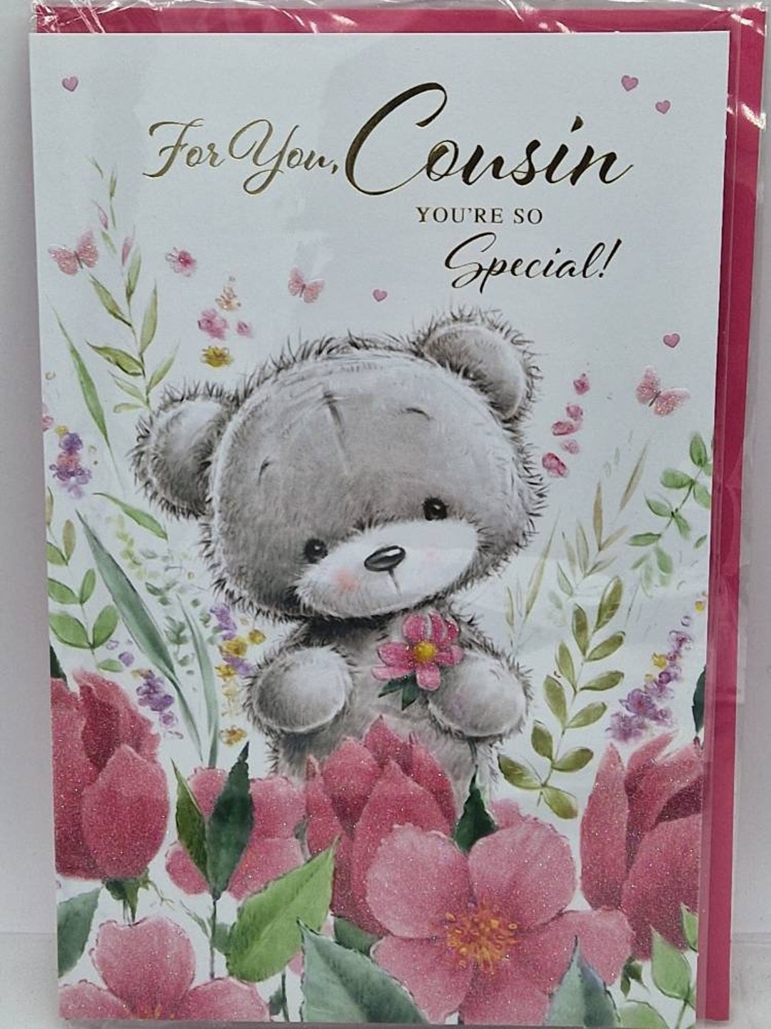 LARGE FEMALE COUSIN Birthday Card. - Etsy