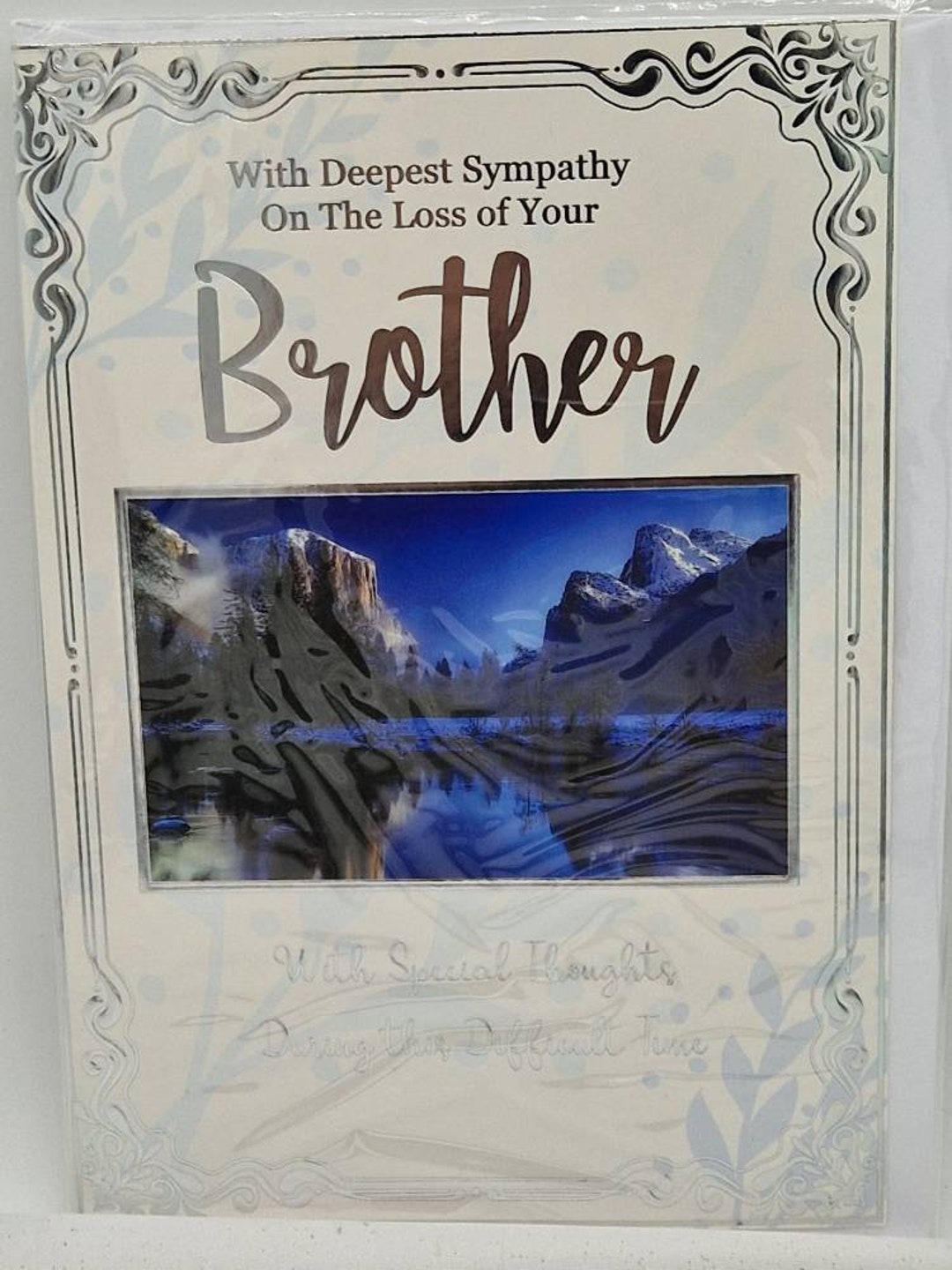 BROTHER SYMPATHY CARD. - Etsy