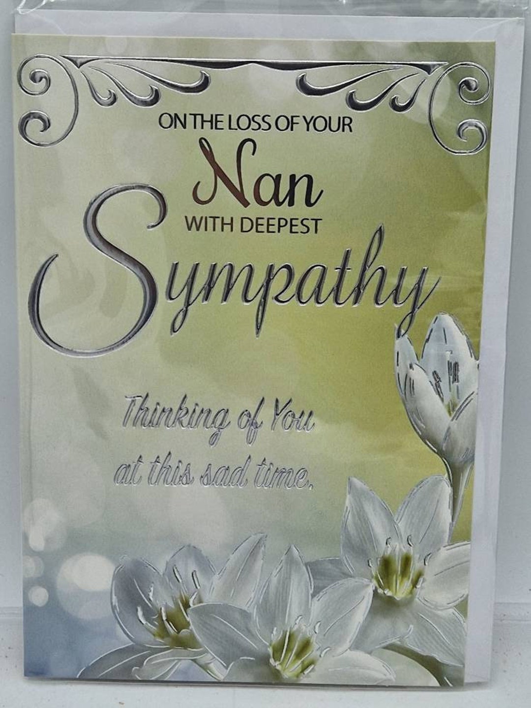 NAN SYMPATHY CARD. - Etsy