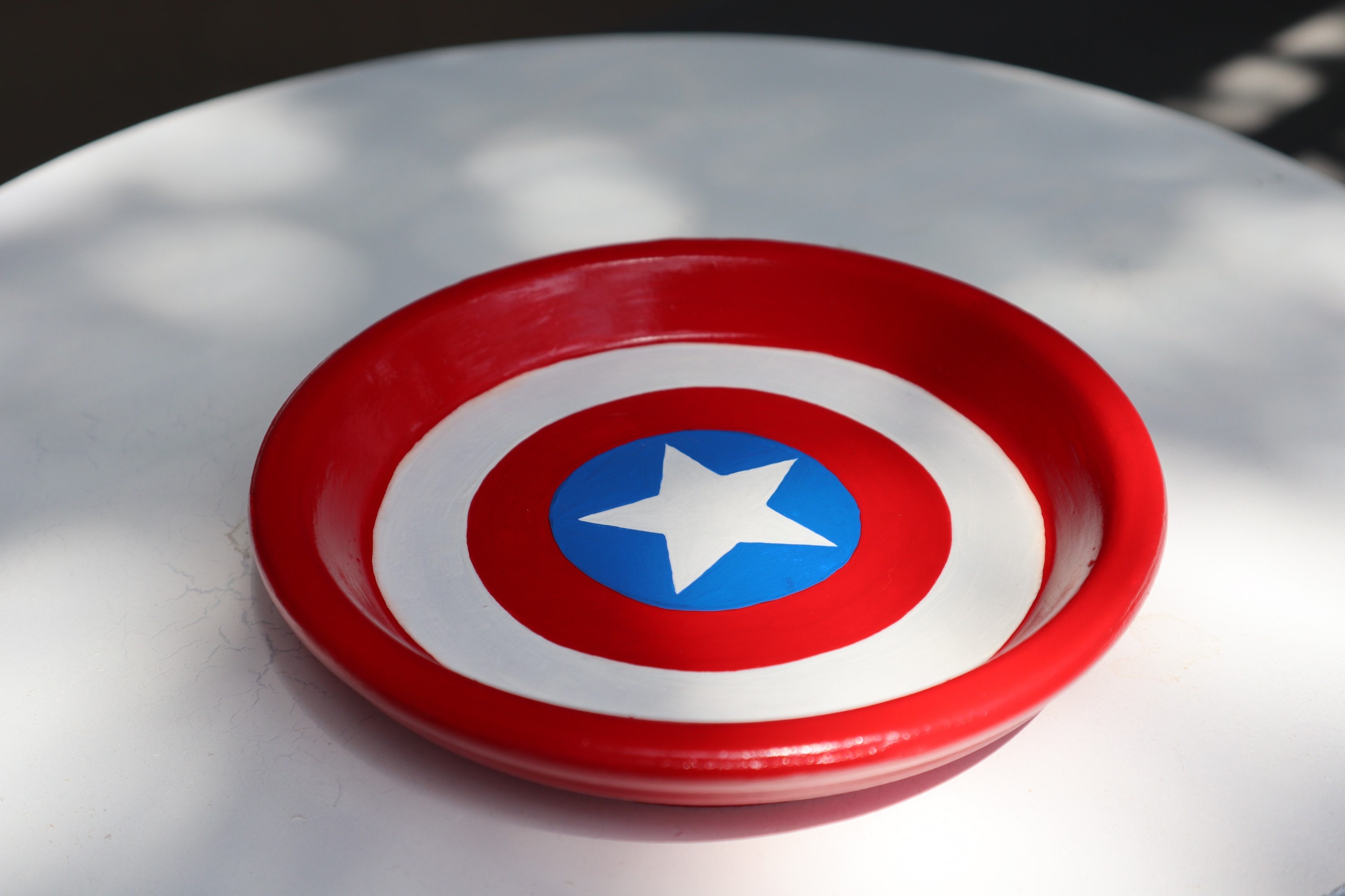Captain America Flower Pot - Etsy