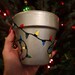 Christmas Lights Plant Pot - Etsy