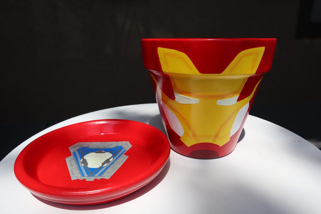 Iron Man Plant Pot - Etsy