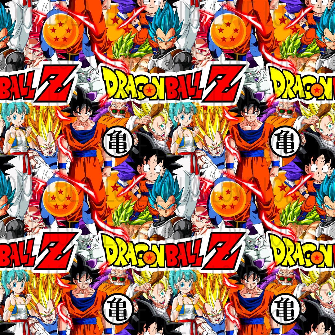 DBZ Collage Seamless File - Etsy