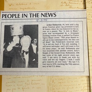 Arthur Rubinstein My Young Years 1973 - Etsy