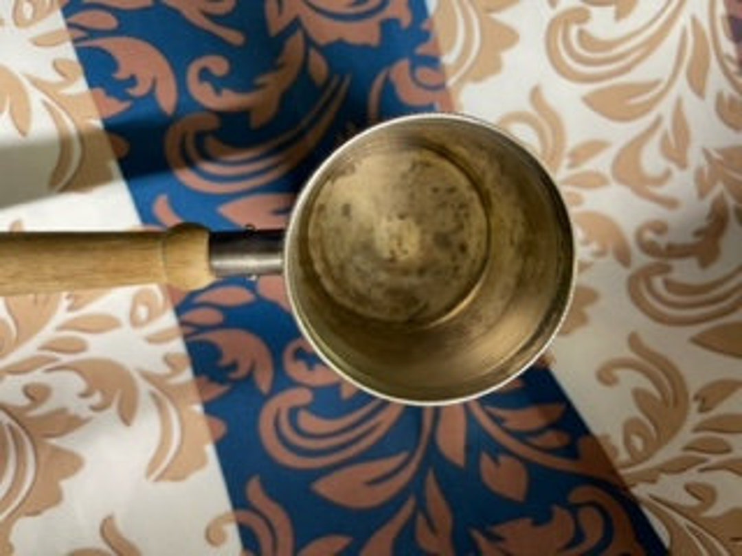 Vintage Barware Jigger With Wooden Handle - Etsy