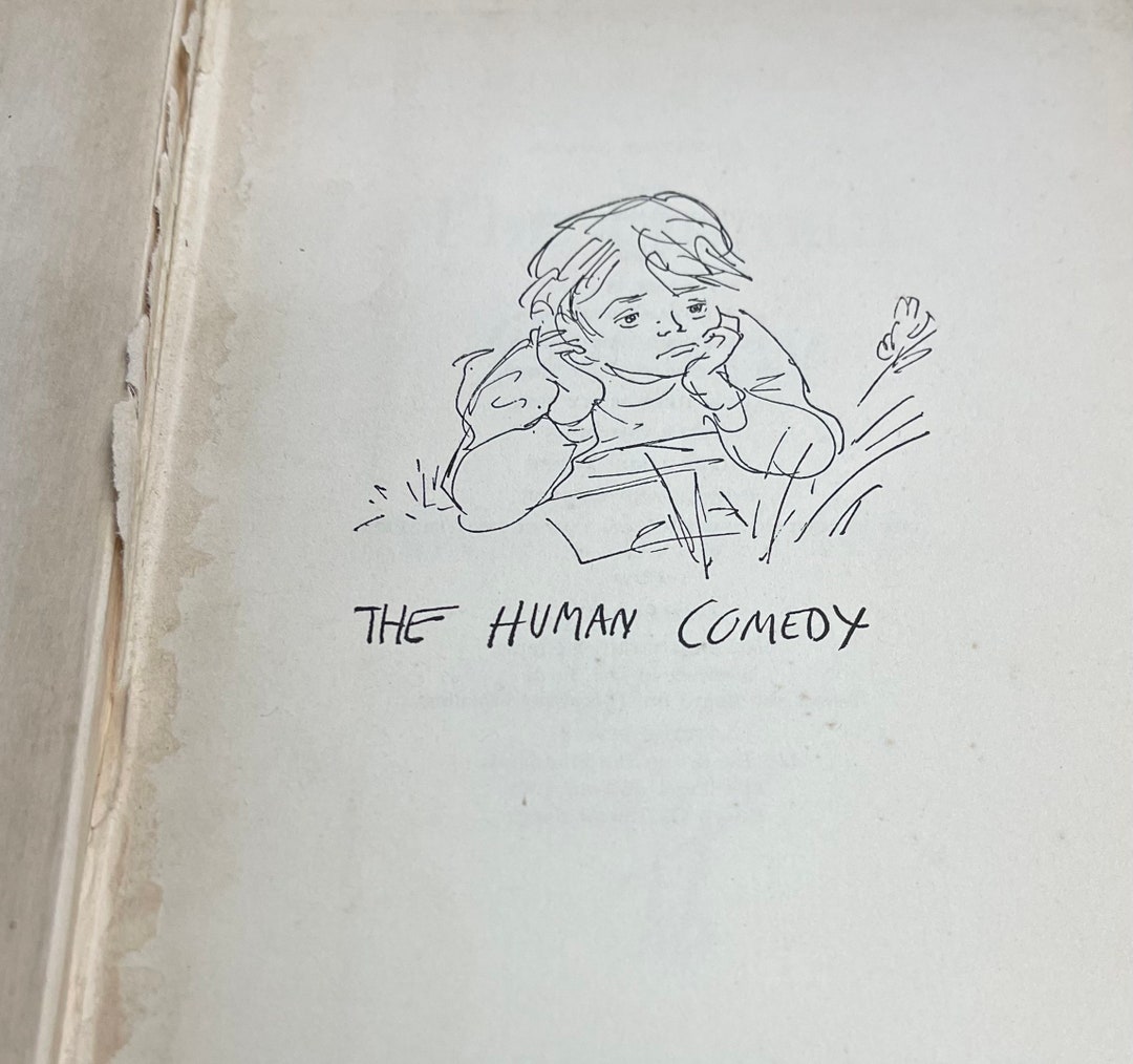 The Human Comedy by William Saroyan 1943 - Etsy