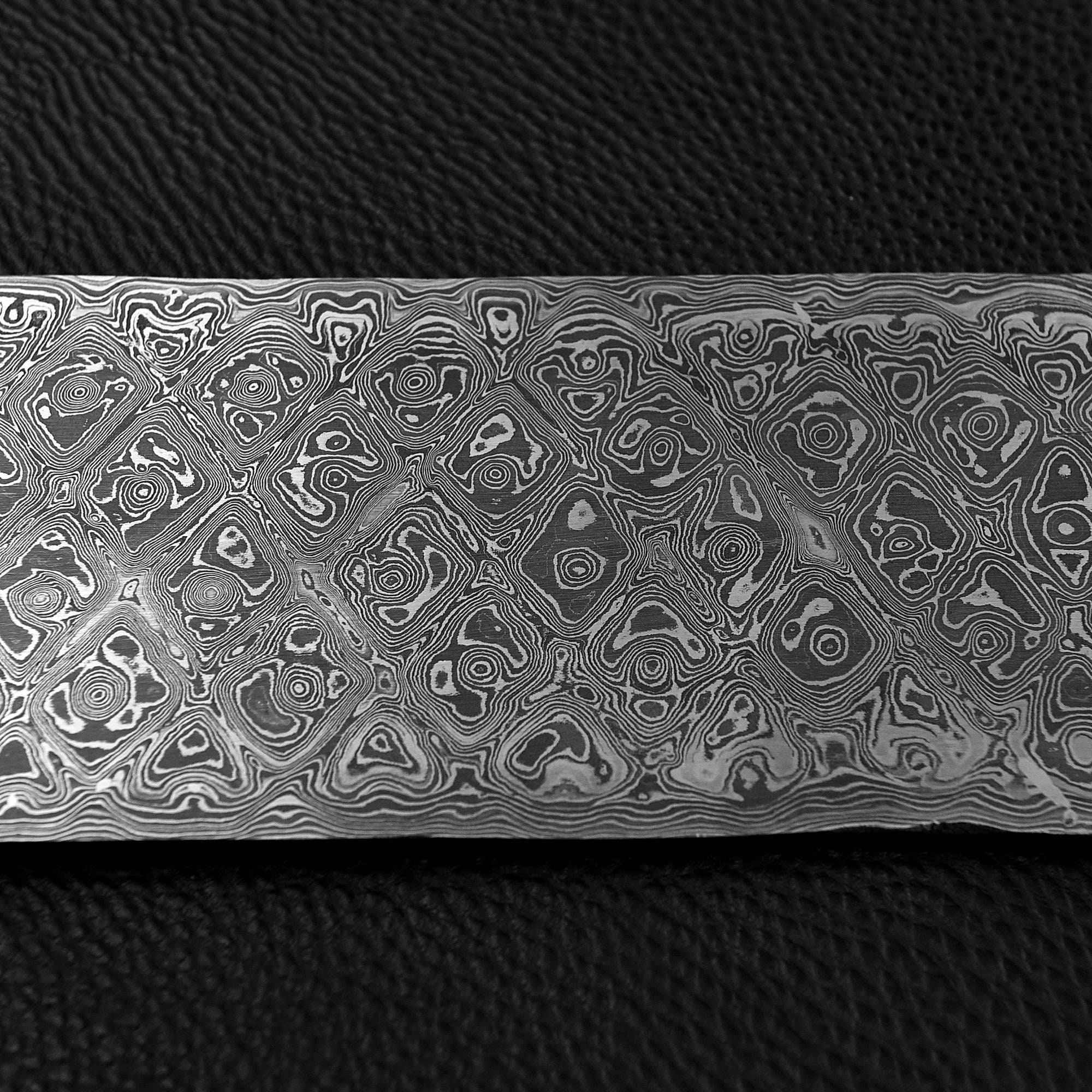 Artisanal Mastery Hand-forged Damascus Steel Bar for Crafting ...