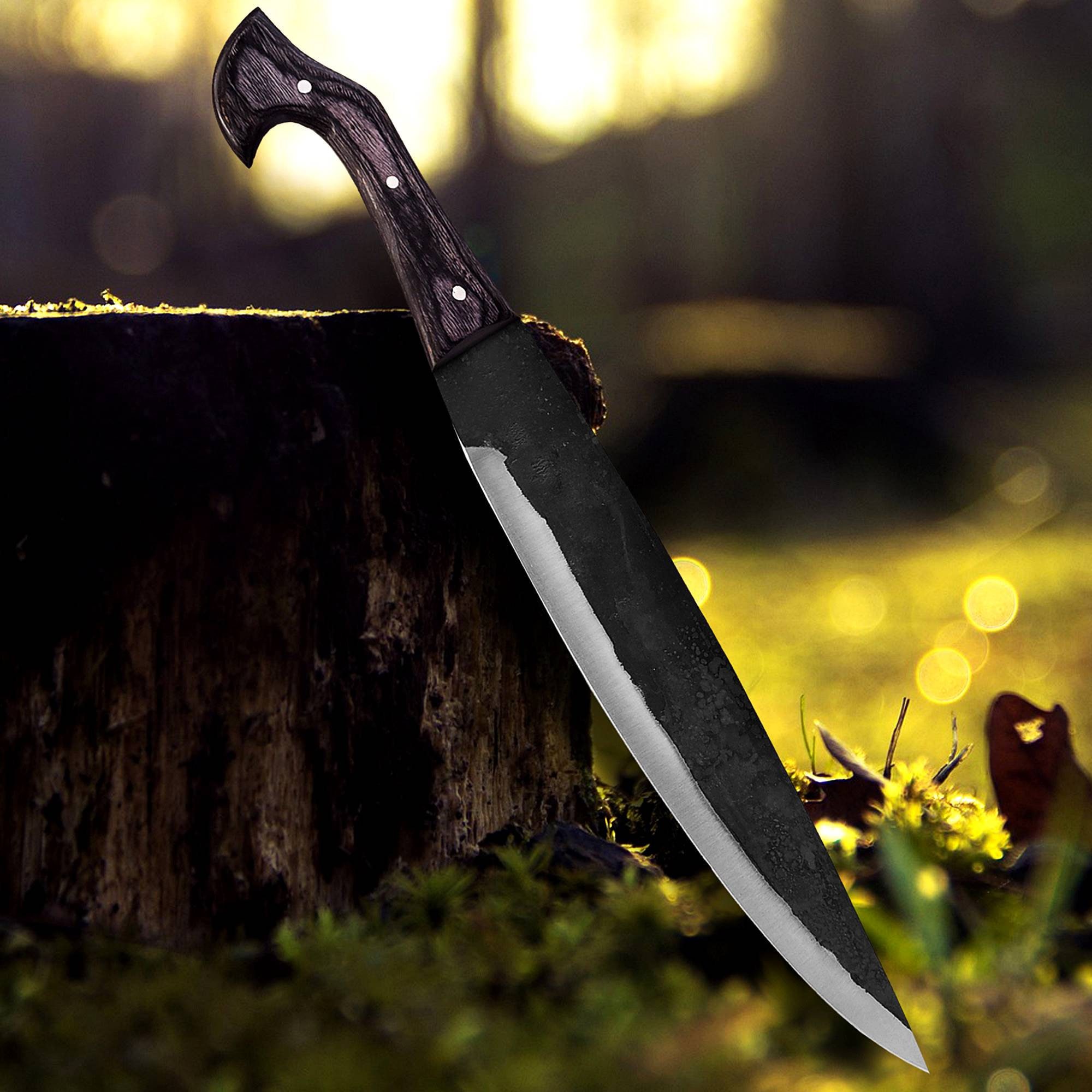 Custom Carbon Steel Barong Machete: Rosewood Handle, Short Sword - Etsy