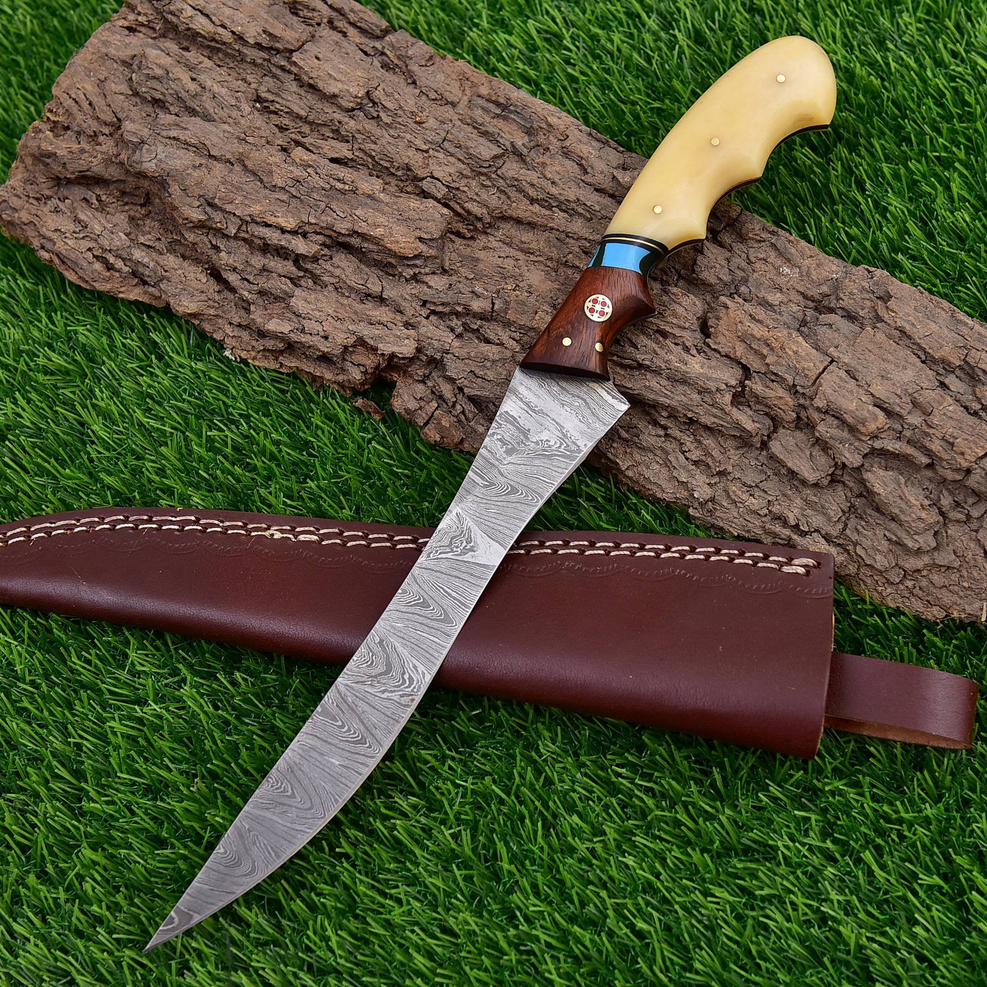 Custom Barong Style Machete , Carbon Steel Barong Short Sword , Carbon ...
