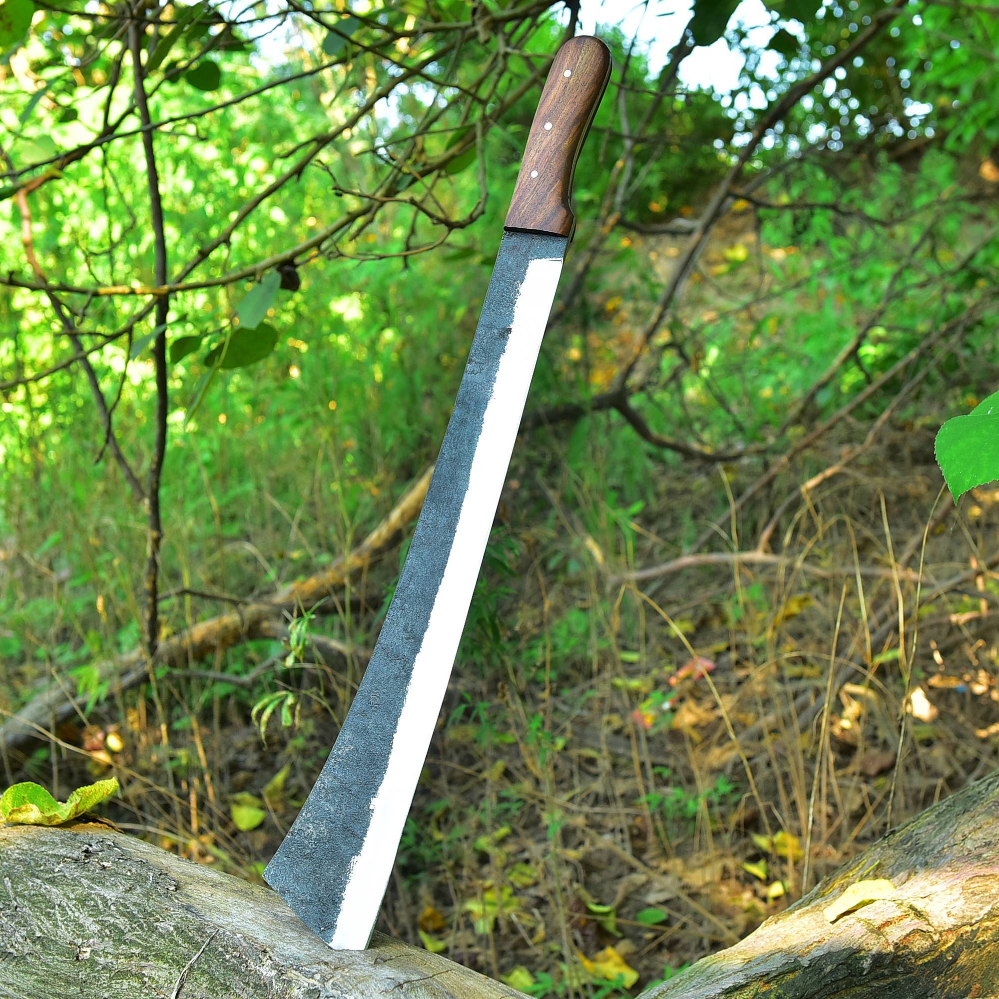 Custom Barong Style Machete , Carbon Steel Barong Short Sword , Carbon ...