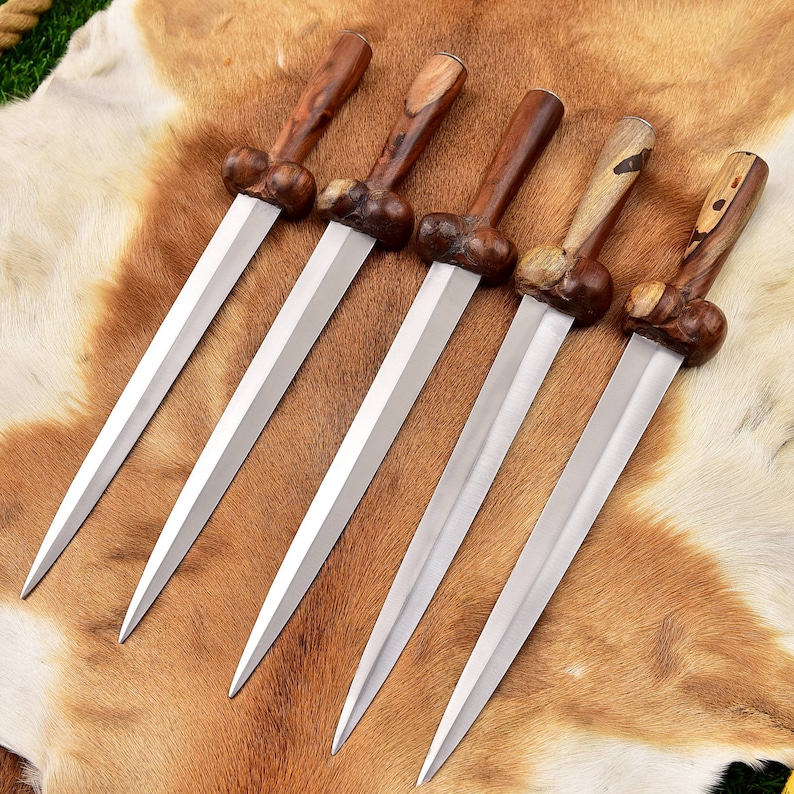 Hand Carved Steel Bollock Dagger , Medieval Bollock Dagger , - Etsy