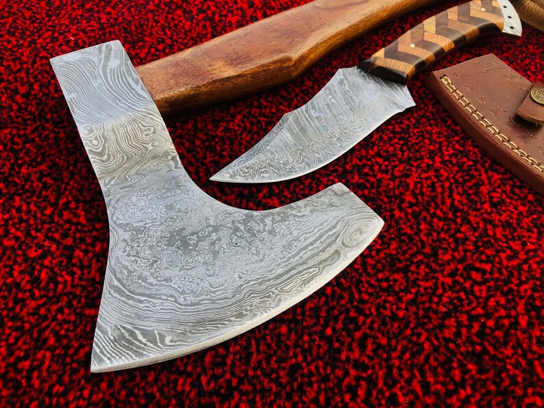 Damascus Axe Fist Axe Custom Hand Made Damascus Steel Axe - Etsy