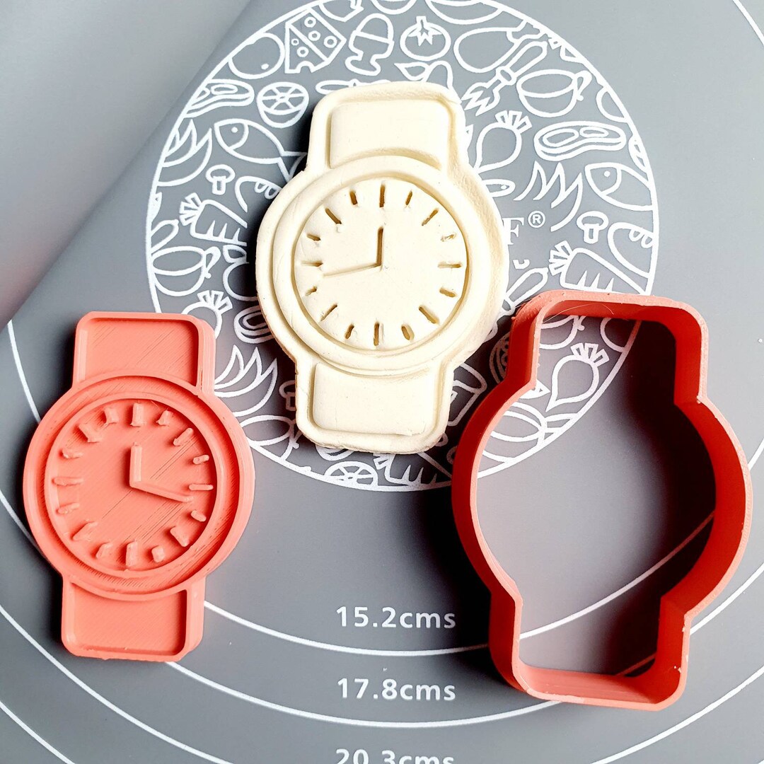 Watch Cookie Cutter Fondant Cutter Outline Cookie Cutter - Etsy