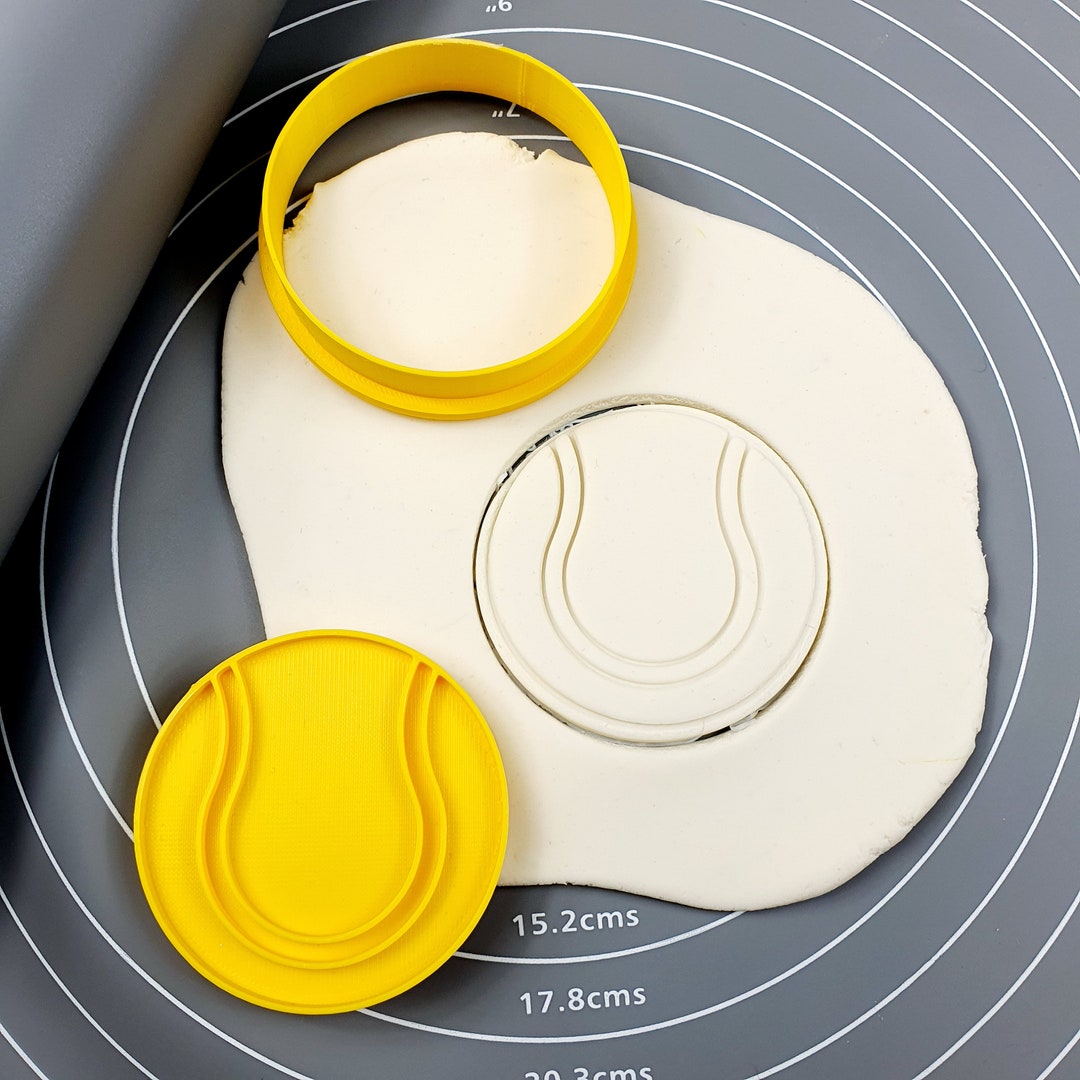 Tennis Ball Cookie Cutter Fondant Cutter Outline Cookie - Etsy