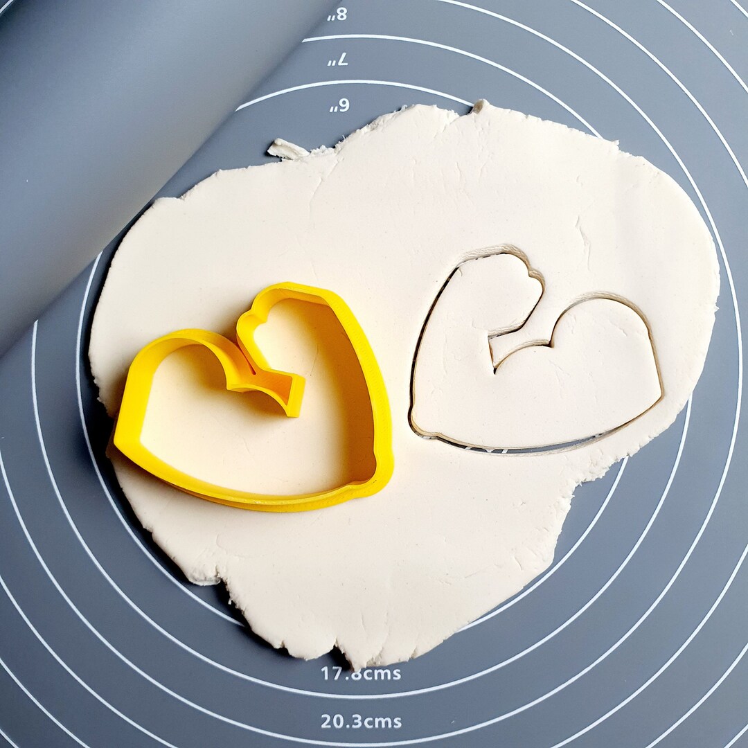 Muscles Cookie Cutter Fondant Cutter Outline - Etsy