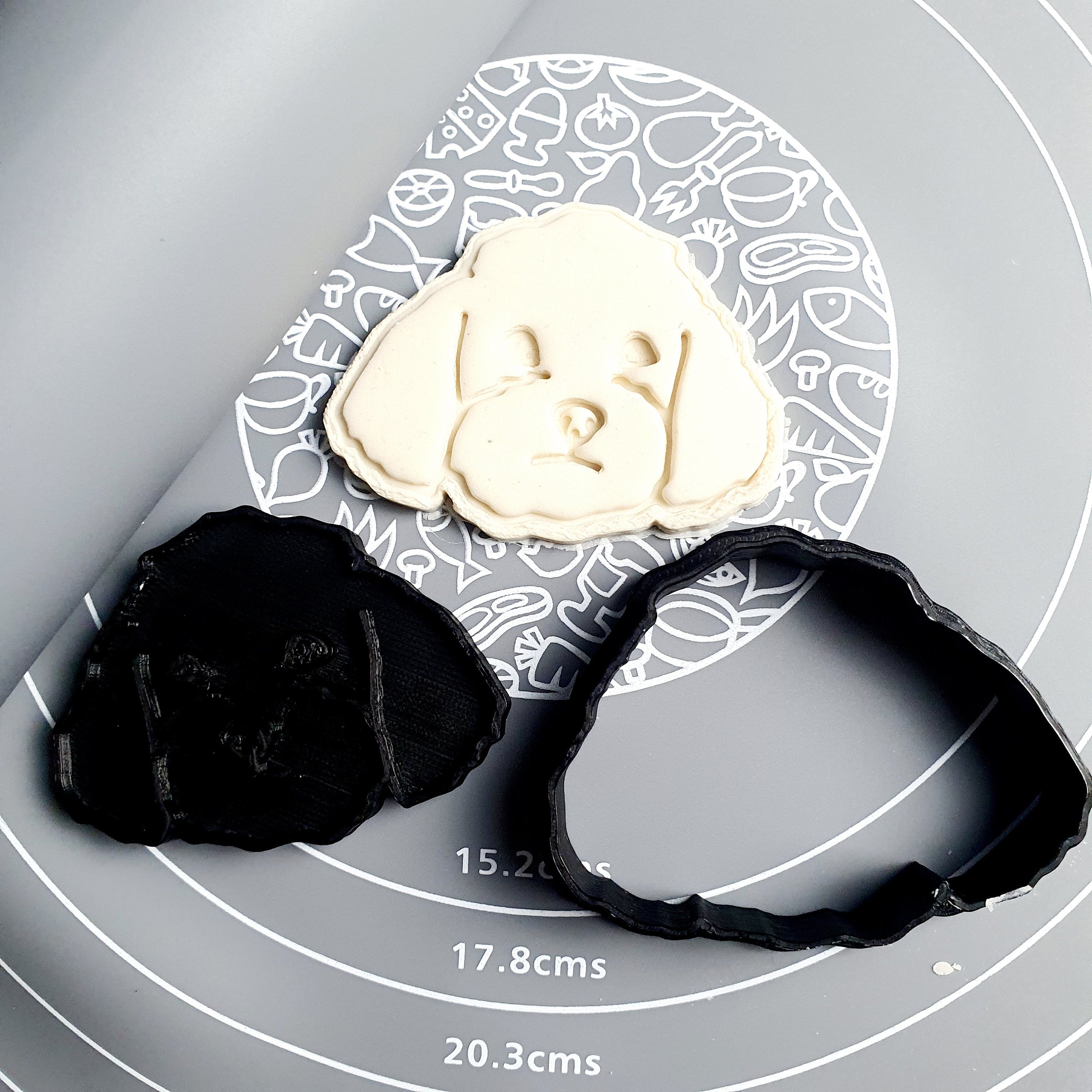 Cavapoo Face Cookie Cutter Fondant Cutter Outline Cookie - Etsy
