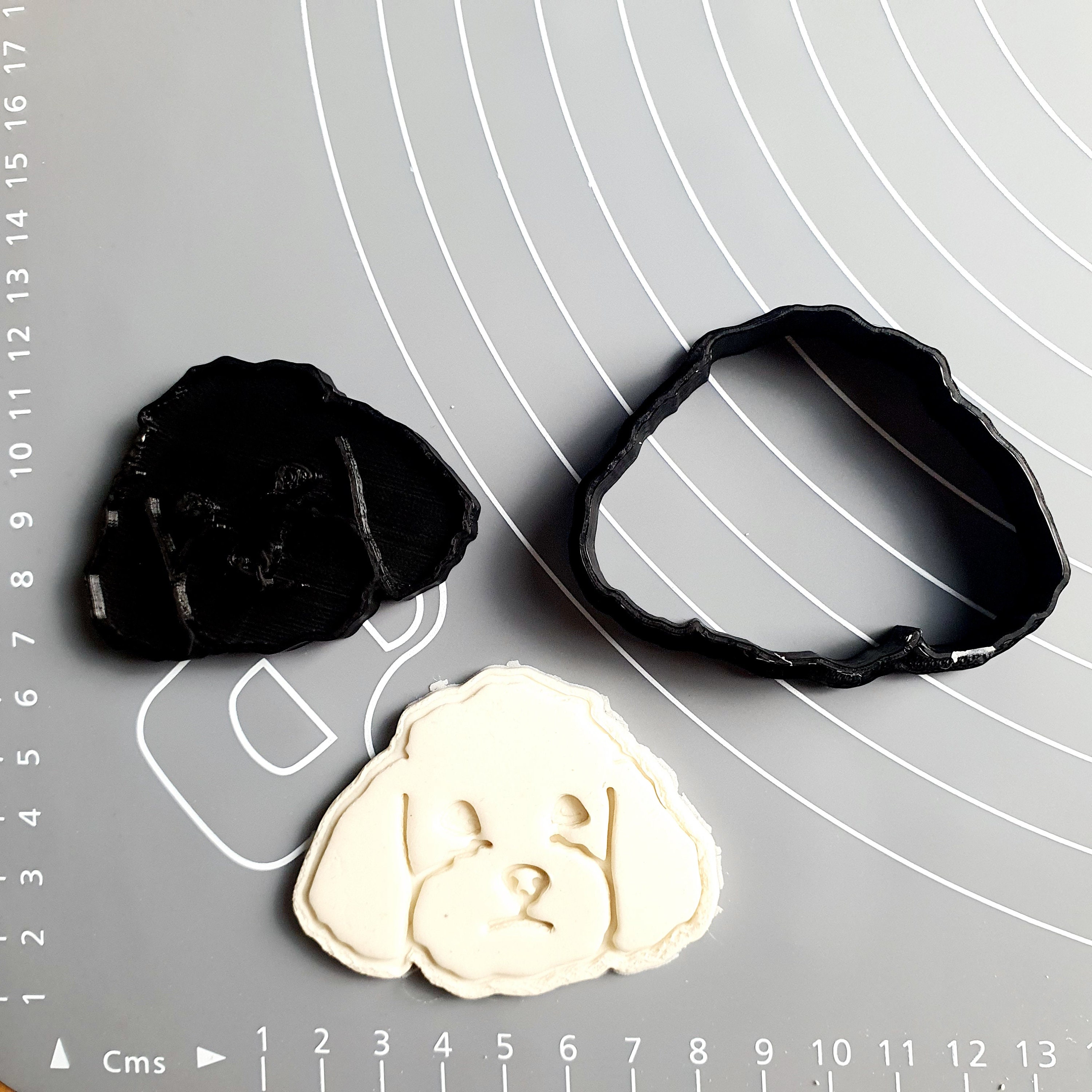 Cavapoo Face Cookie Cutter Fondant Cutter Outline Cookie - Etsy