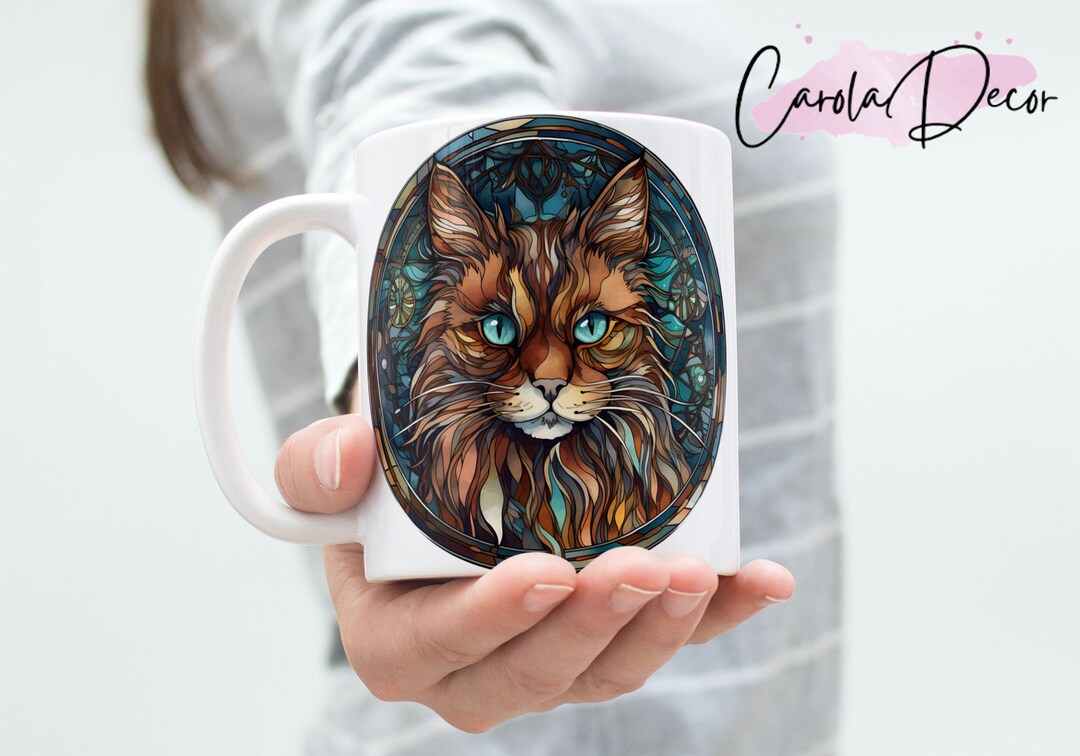 Somali Cat Mug Created Using Sublimation Method Unique Gift - Etsy