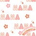 Dear Mama I Love You Seamless File, Fabric Seamless Design File ...