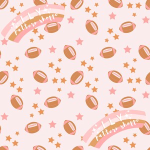 Fall Football Seamless File, Fabric Seamless Design File, Seamless ...