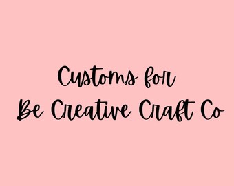Creative Customs - Etsy