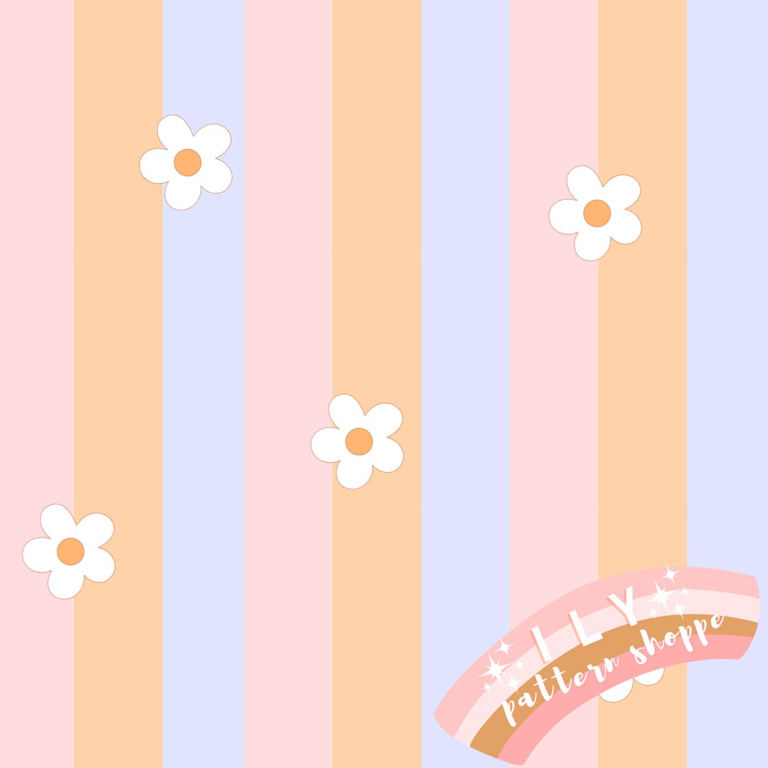 Spring Pastel Stripe Fabric Seamless File, Fabric Seamless Design File ...