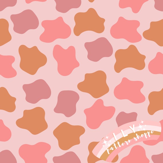 Cow Print Moo Seamless File Fabric Seamless Design File. - Etsy