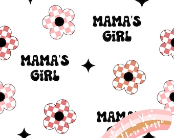 Dear Mama I Love You Seamless File, Fabric Seamless Design File ...
