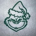 Grinch Face Machine Embroidery Design / the Grinch Embroidery Files ...