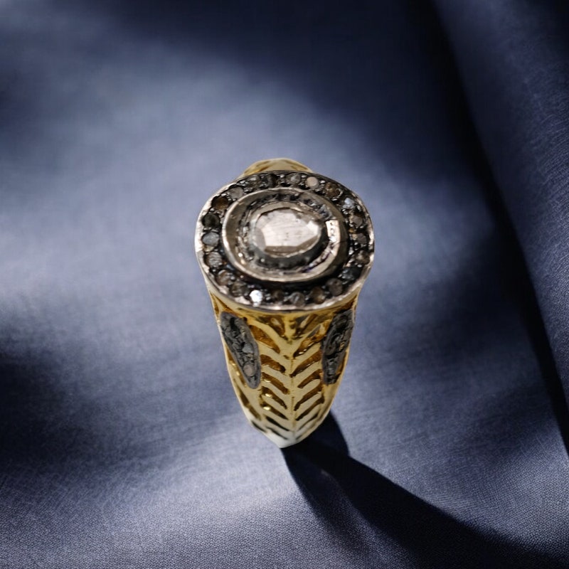 Raw Diamond Ring - Etsy