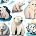 Polar Bears Sticker Sheet - Etsy