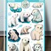 Polar Bears Sticker Sheet - Etsy