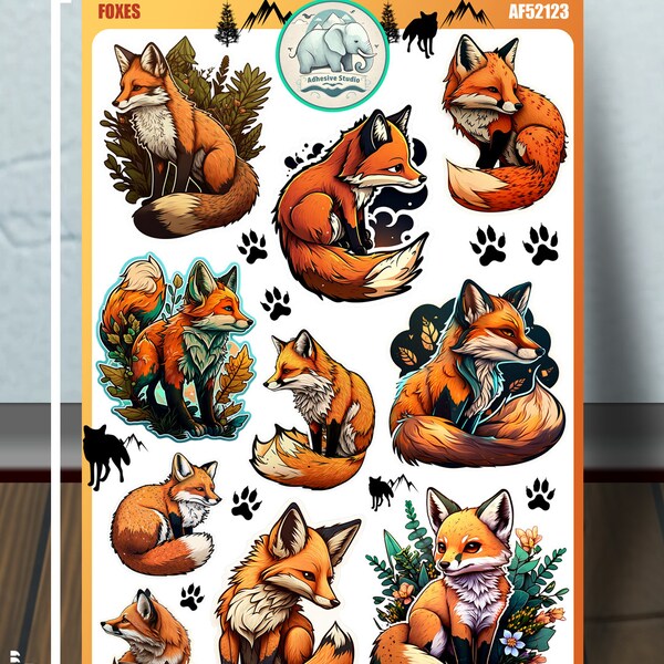 Fox Sheet - Etsy