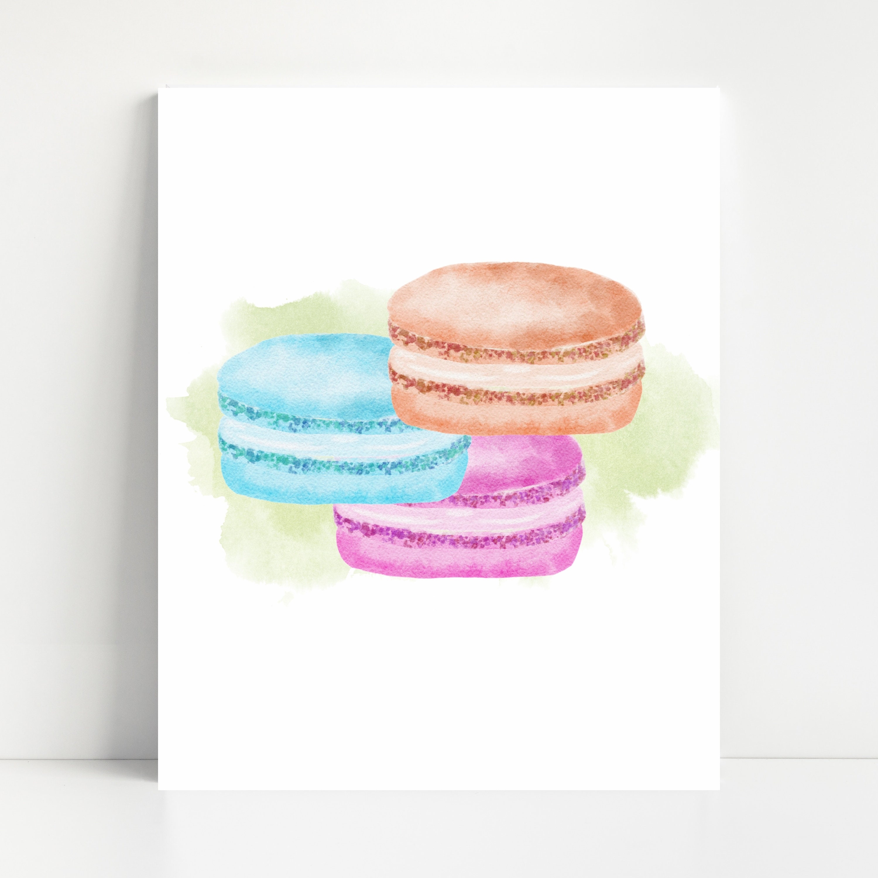Macaroons, Wall Art, Printable, Instant Download, Macaroon Art ...