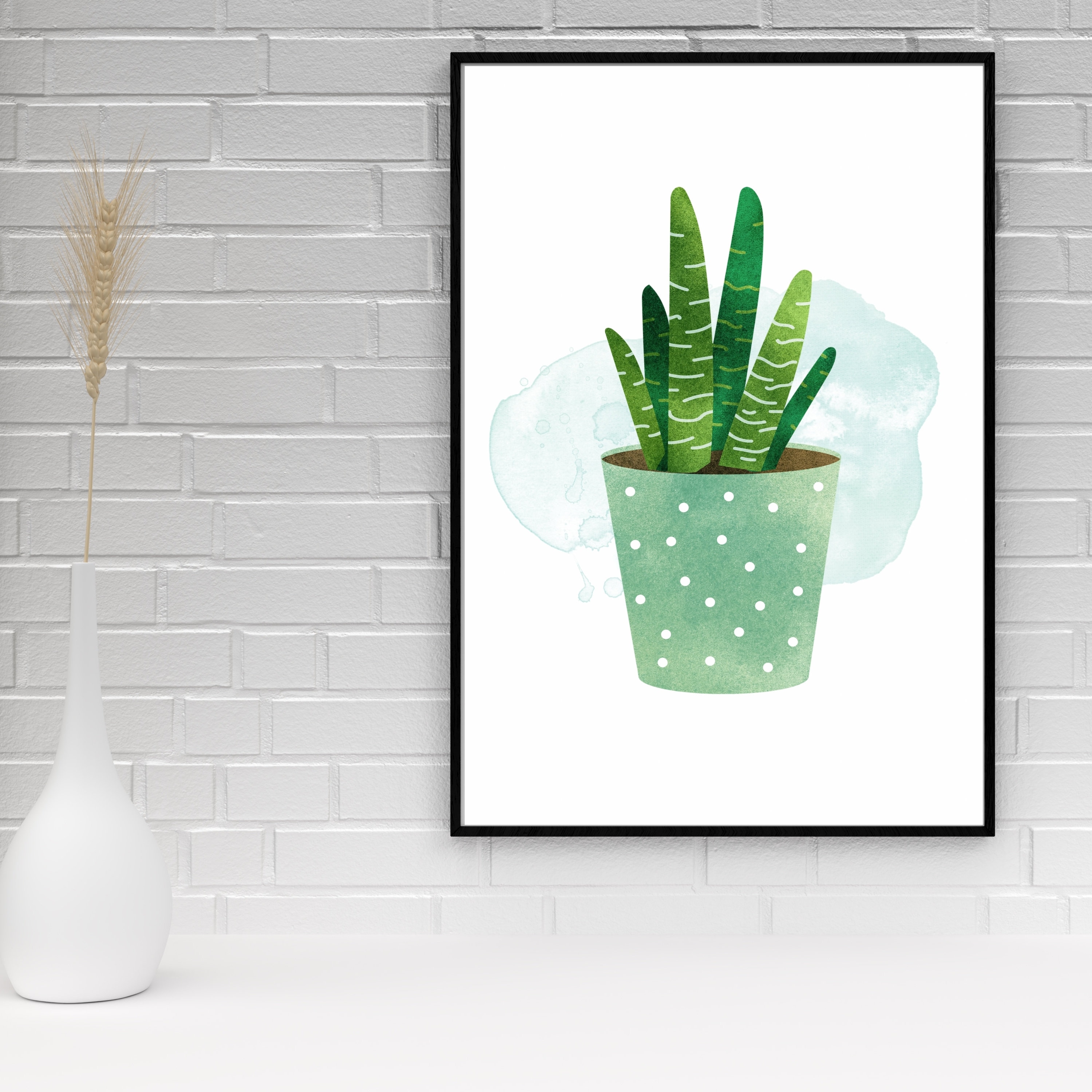 Plant, Wall Art, Printable, Instant Download, Printable Decor, Plant ...