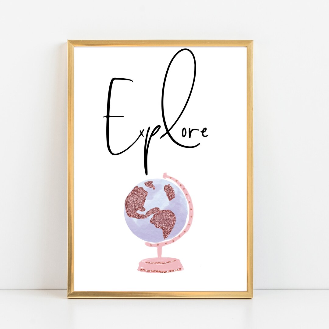 Explore, Wall Art, Printable, Home Decor, Instant Download, Gift for ...