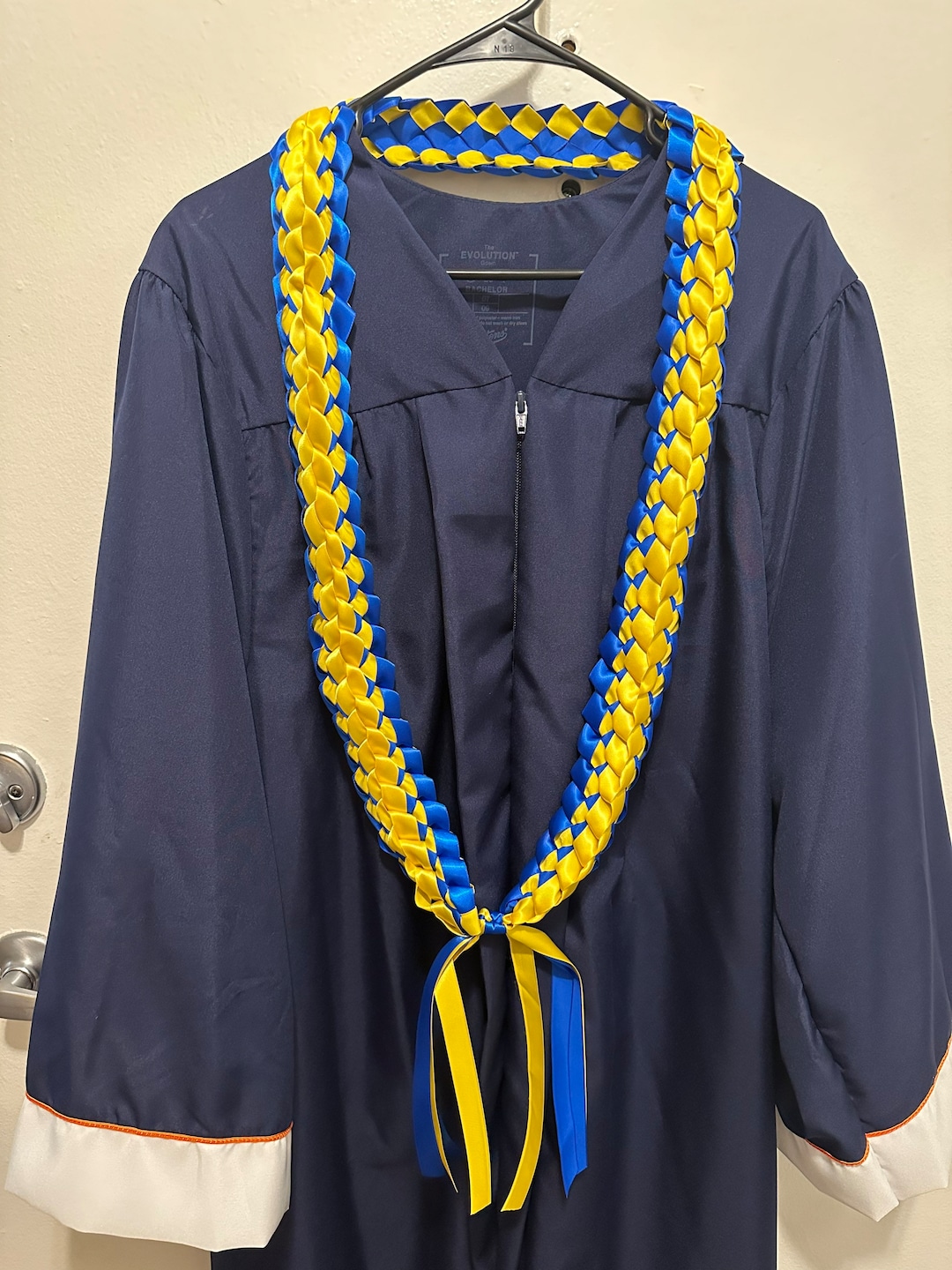 Blue & Yellow Graduation Leis - Etsy