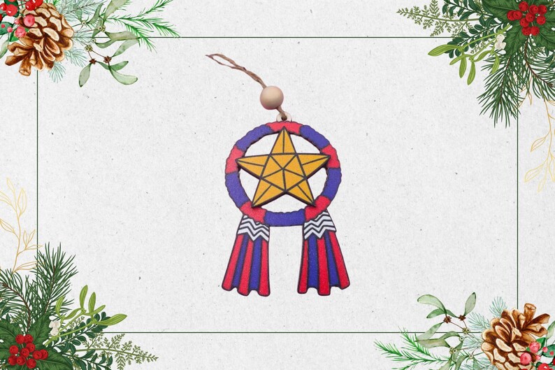 Christmas Parol Ornaments - Etsy