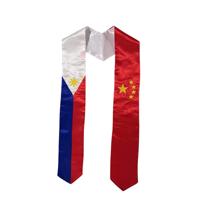 Philippines & China Graduation Stole/sash - Etsy