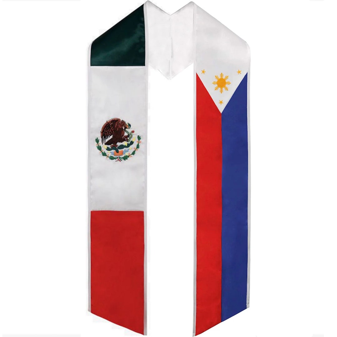 Philippine Mexico Graduation Sash - Etsy