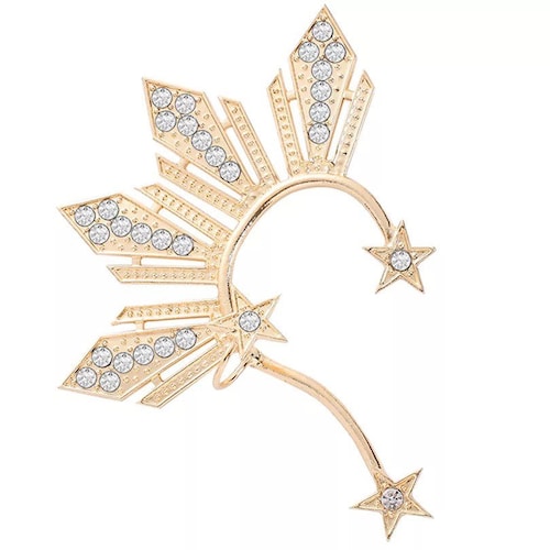 Three Star & the Sun Ear Cuff Inspired by Ms. Universer - Etsy