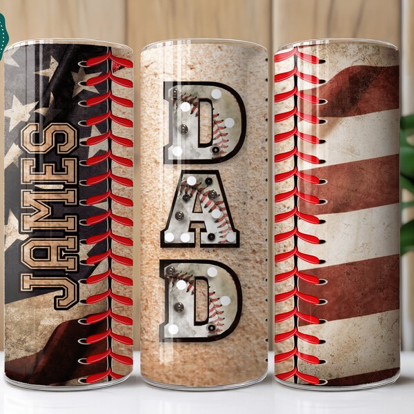 Baseball Dad Tumbler Svg - Etsy