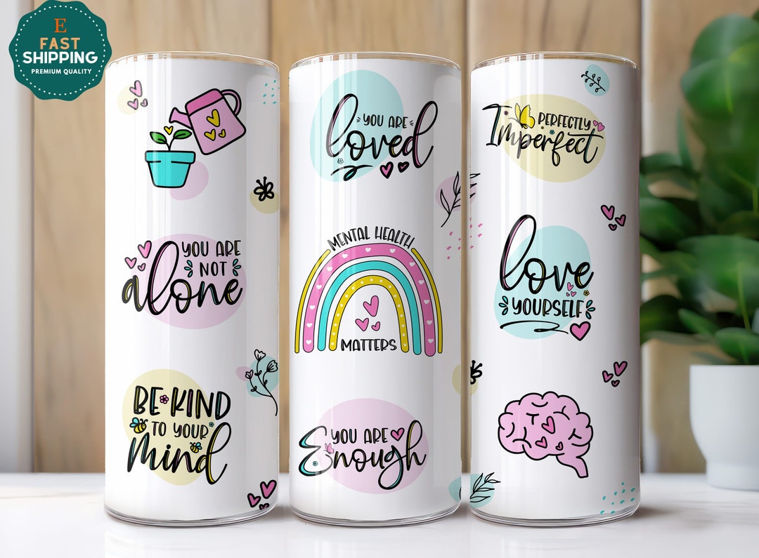 Mental Health Tumbler, Mental Health Gifts for Women, Mental Health ...