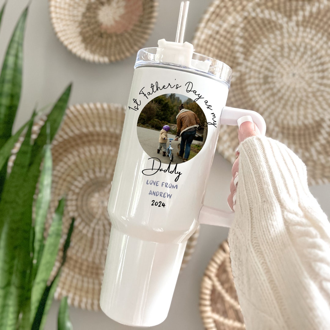 Custom Dad 40oz Tumbler, Custom Photo Tumbler for Dad, Dad Tumbler, Dad ...