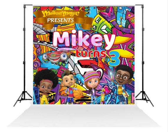 Custom Personalized Motown Magic Backdrop Birthday | Etsy