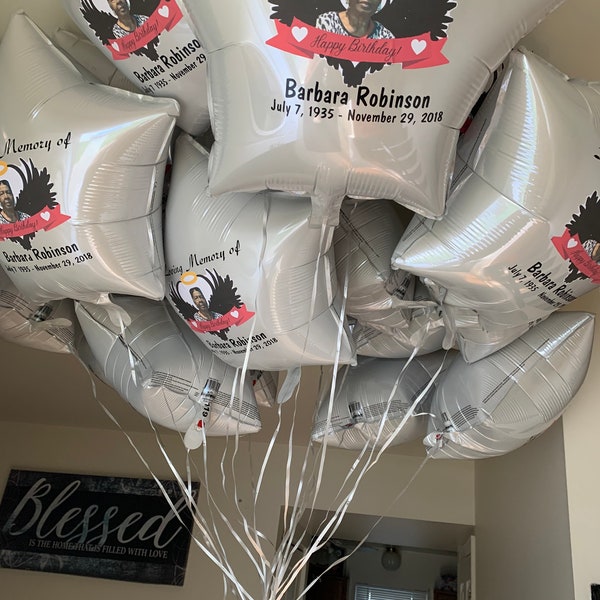 Celebration of Life Balloons - Etsy
