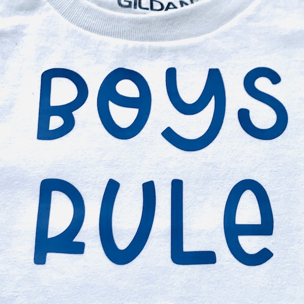 Boys Rule - Etsy