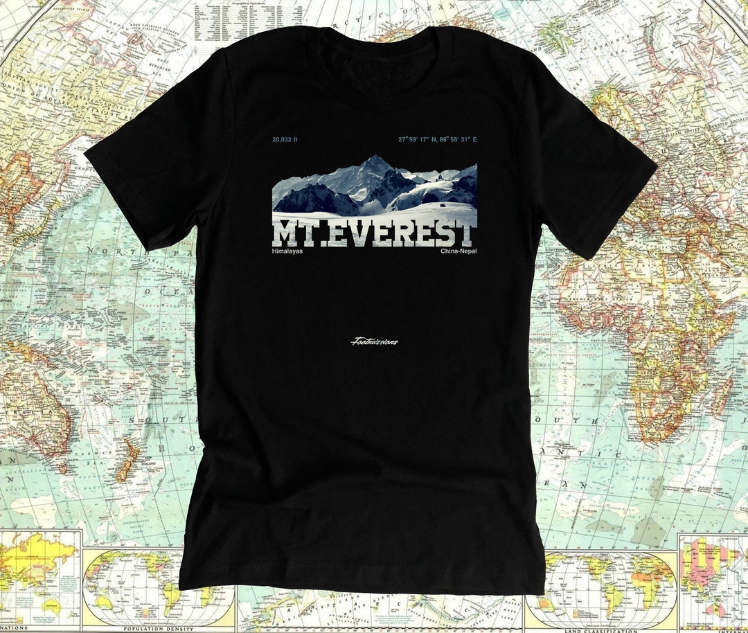 Mt. Everest T-shirt - Etsy