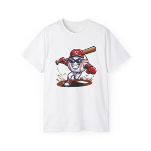 Cincinnati Reds Unisex Tee, Mascot Shirt for Fans, Funny and Cool MLB ...