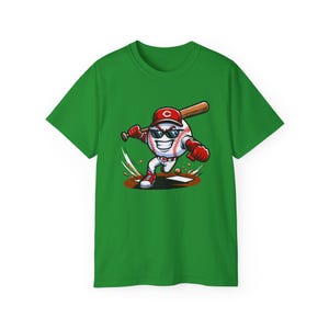 Cincinnati Reds Unisex Tee, Mascot Shirt for Fans, Funny and Cool MLB ...